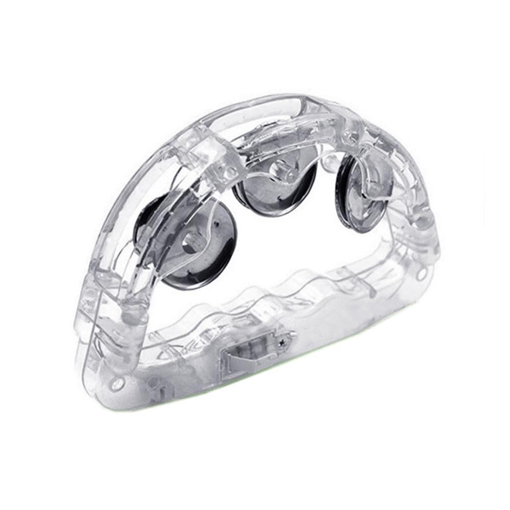 Blarkrus Led Tambourine Adult sic Flashing Hand-held Percussion ...