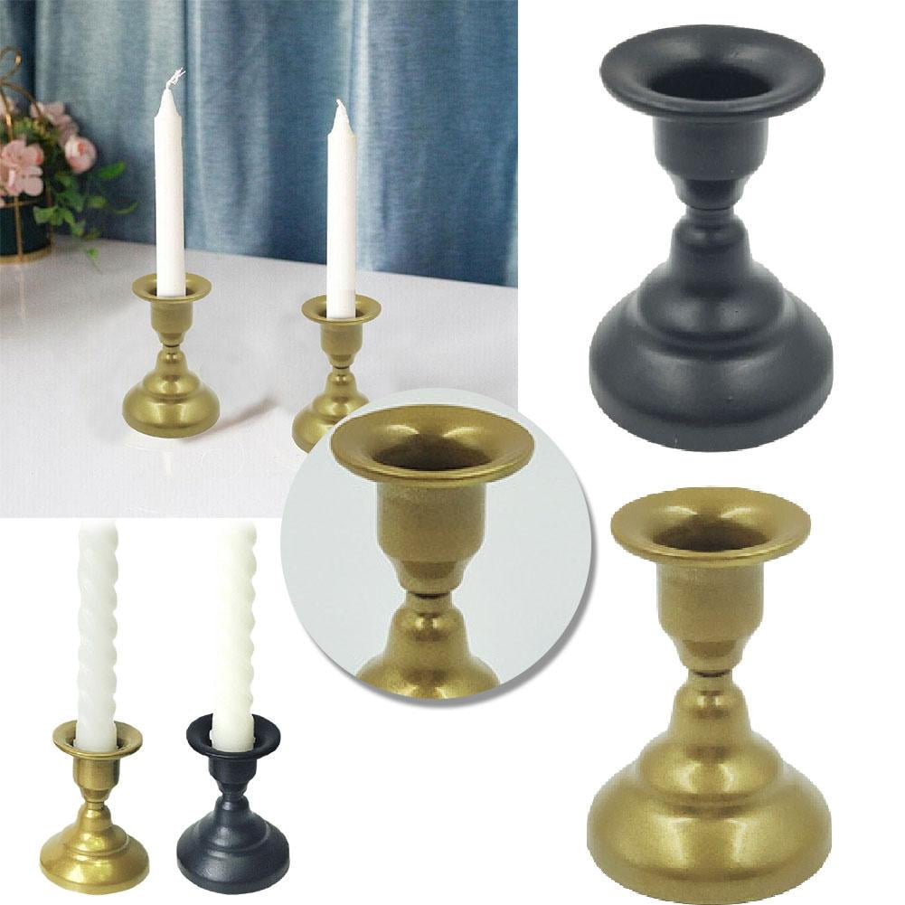 Blarkrus Matte Metal Taper Candlesti Holders, Wrought Iron Taper Candle ...