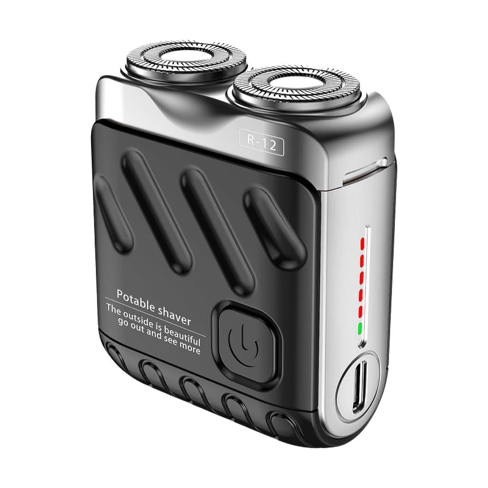 Blarkrus Mini Electric Razor for Men, Portable Cordless Travel Electric ...