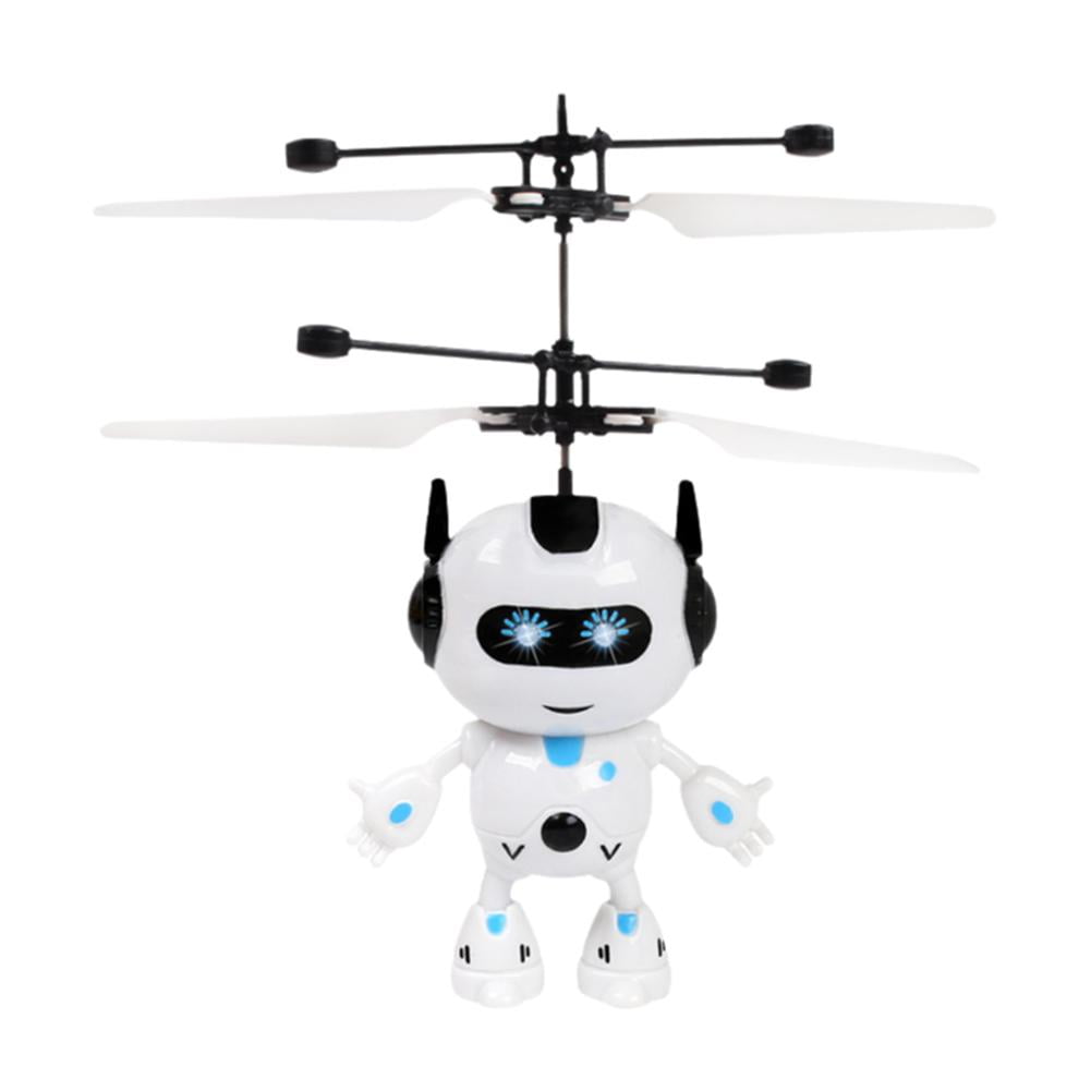 Blarkrus Mini Induction Flying Robot Helicopter Induction Aircraft ...