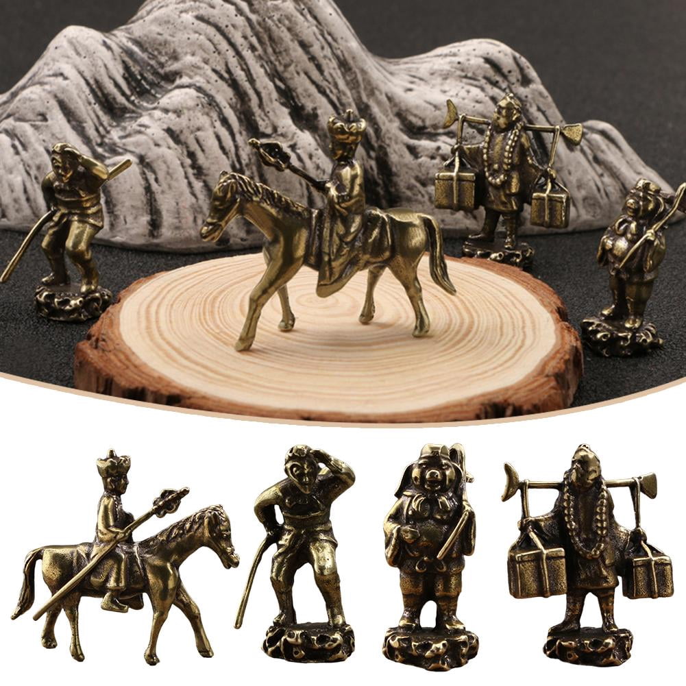 Blarkrus Monkey King Master and Apprentice Ornament Tea Pet Desktop ...
