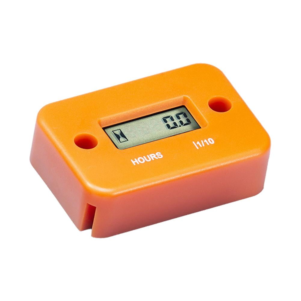 Blarkrus Motorcycle Gauges Engine Timer Working Hour Meter Waterproof Lcd Display - Walmart.com