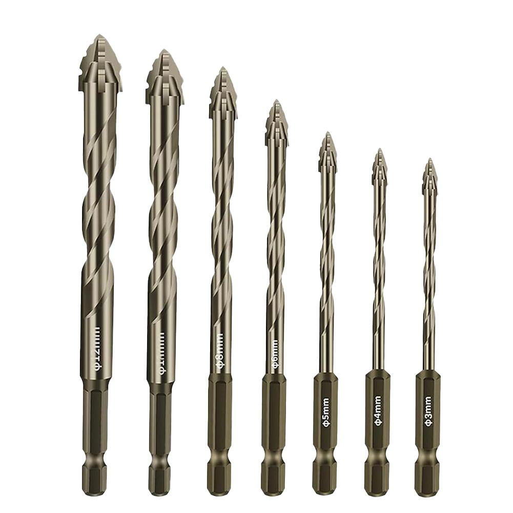 Blarkrus New Four-Flute Sawtooth Eccentric Drill Bit, Four-Edged ...