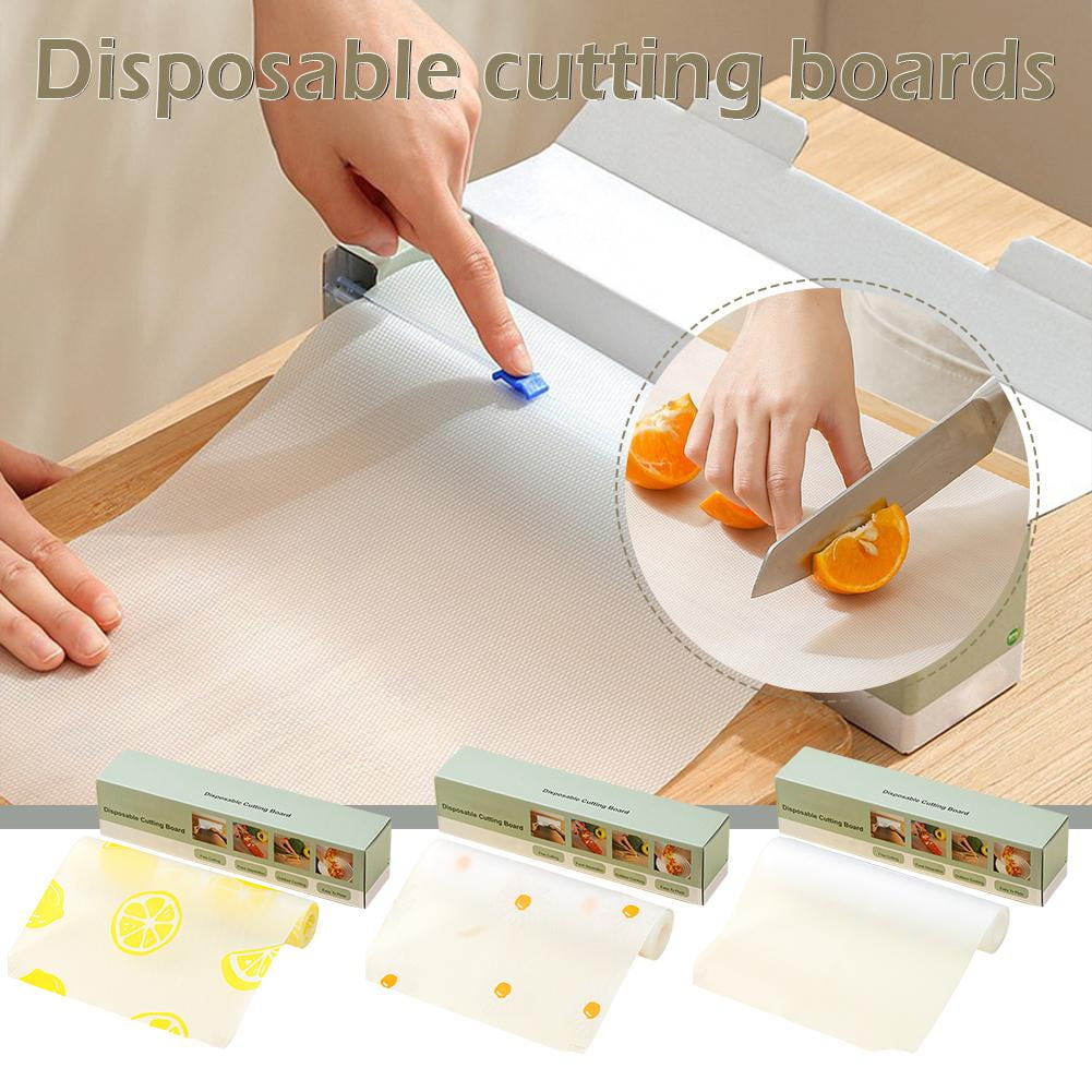 Blarkrus POE Disposable Cutting Mat, Food Grade Chop Board Pad Sht ...