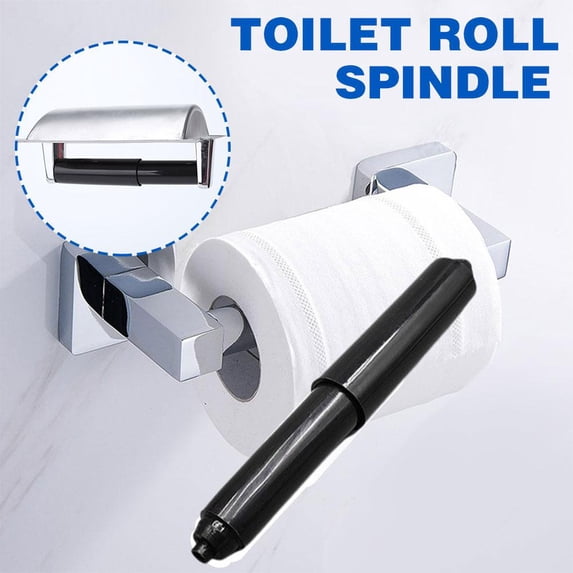 Blarkrus Paper Roller Toilet Holder Tissue Rod Roll Replacement Loaded ...