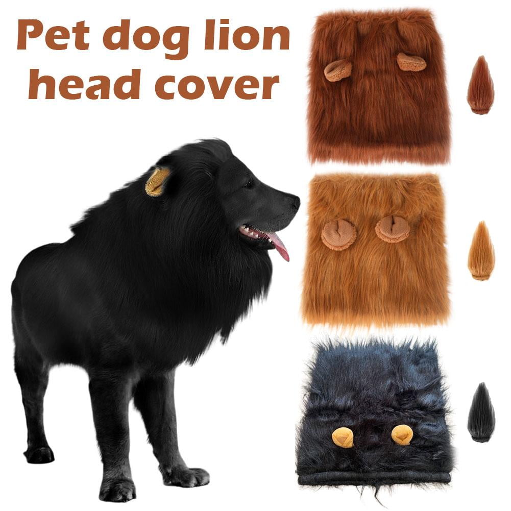 Blarkrus Pet Dog Lion Head Cover Restic Lion Mane For Dog Mane Bla V3 ...