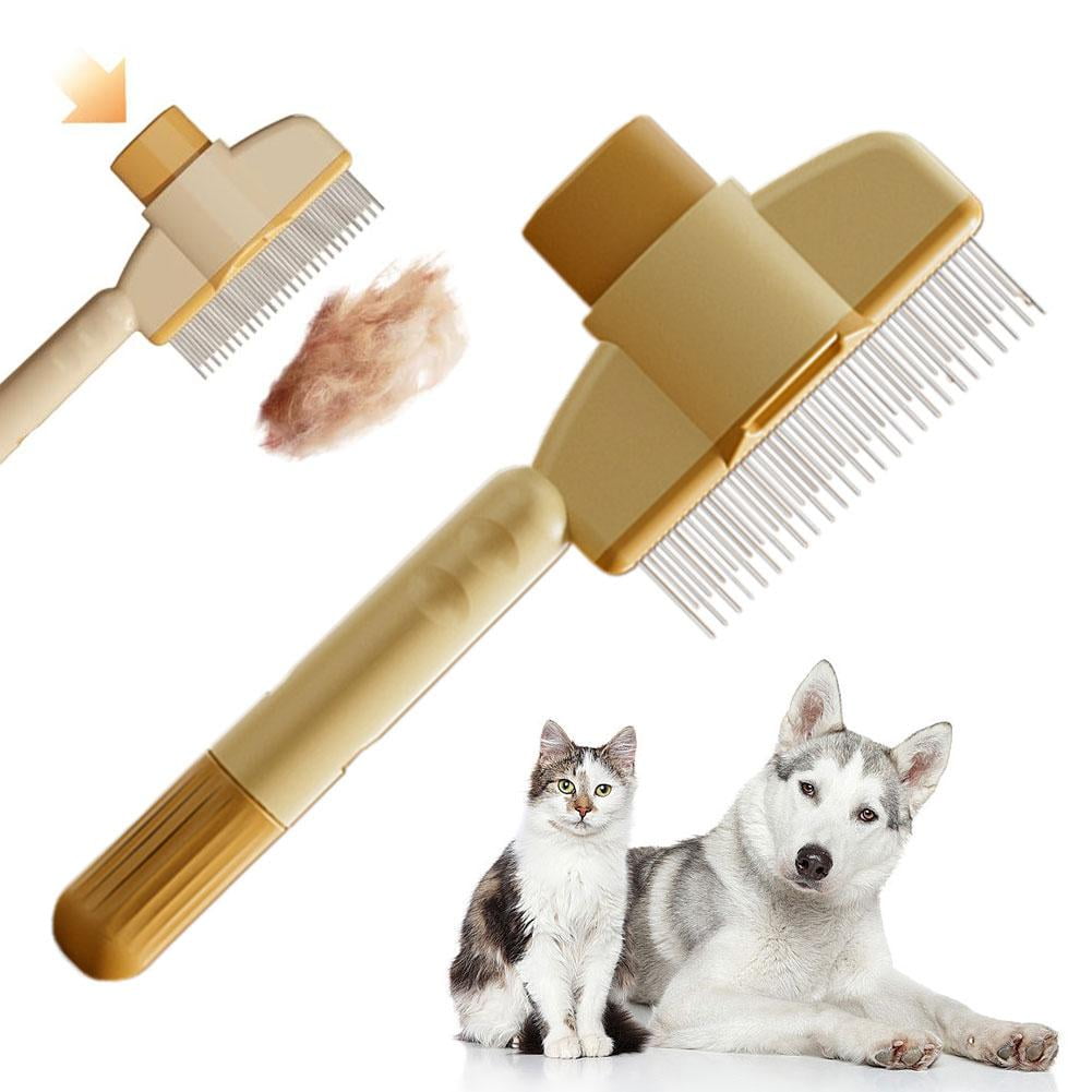 Blarkrus Pet Hair Removal Comb Flea Comb, Dog Cat Hair Grooming Flea ...
