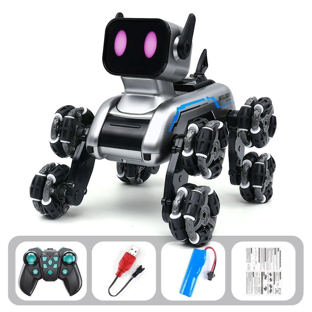 Blarkrus Remote Control Robot Dog Toy Kids 2.4Ghz Gesture Sensing Stunt ...