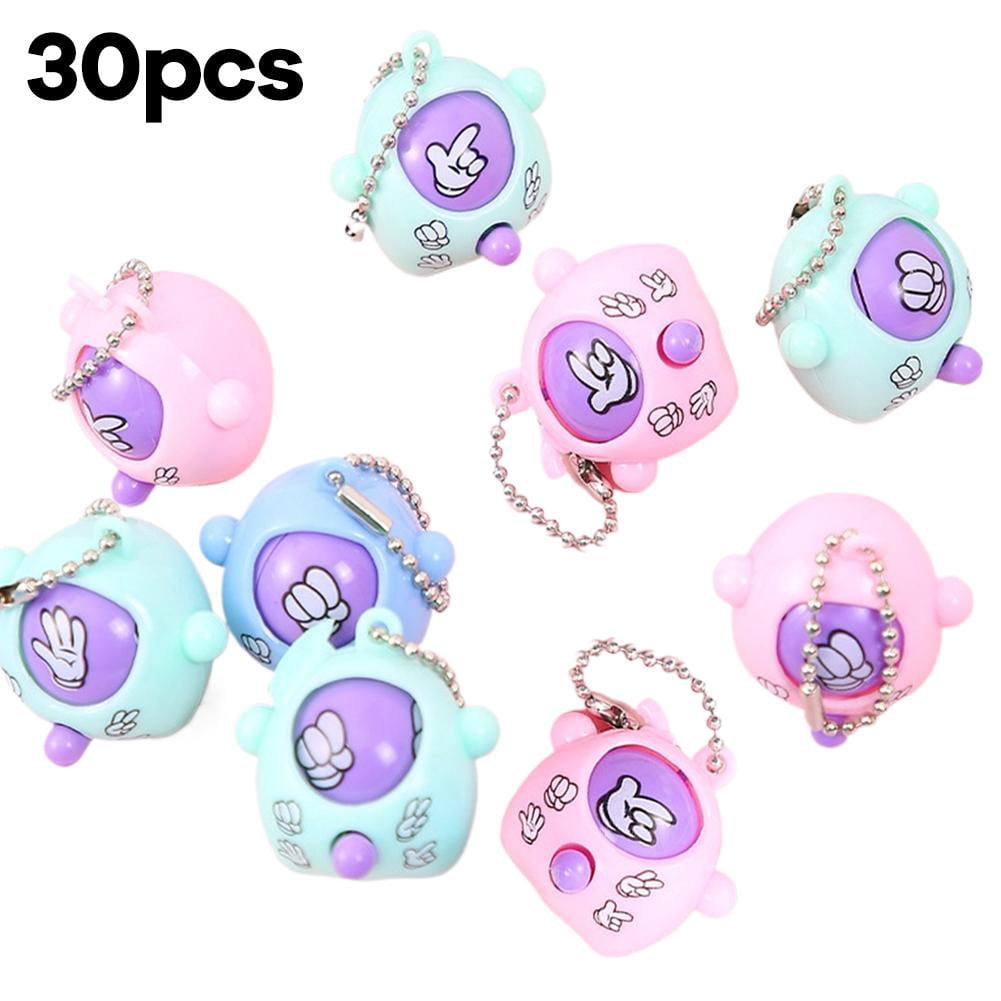 Blarkrus Rock Paper Scissors Keychain 15 Pack Novelty Stress, Mini ...