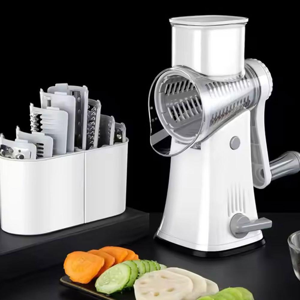 Blarkrus Rotary Food Slicer Chopper Chse Grater Fruit Vegetable 5 ...