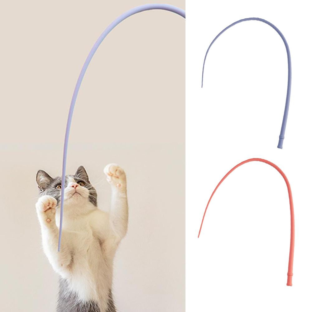Blarkrus Silated Mouse Tail Cat Toy Cat Teaser Fny Sti Sile Long Tail ...