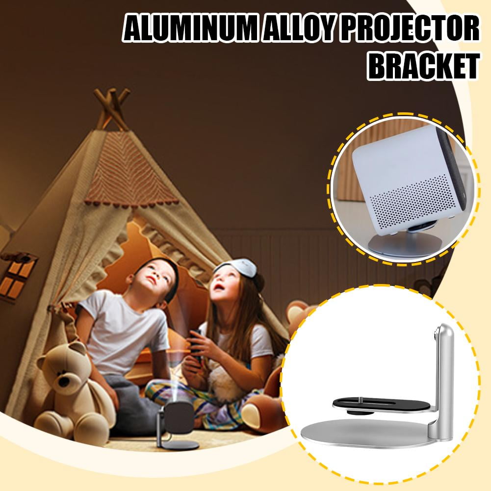 Blarkrus Silver Projector Stand Desktop Rotating Stand Pan-Tilt ...
