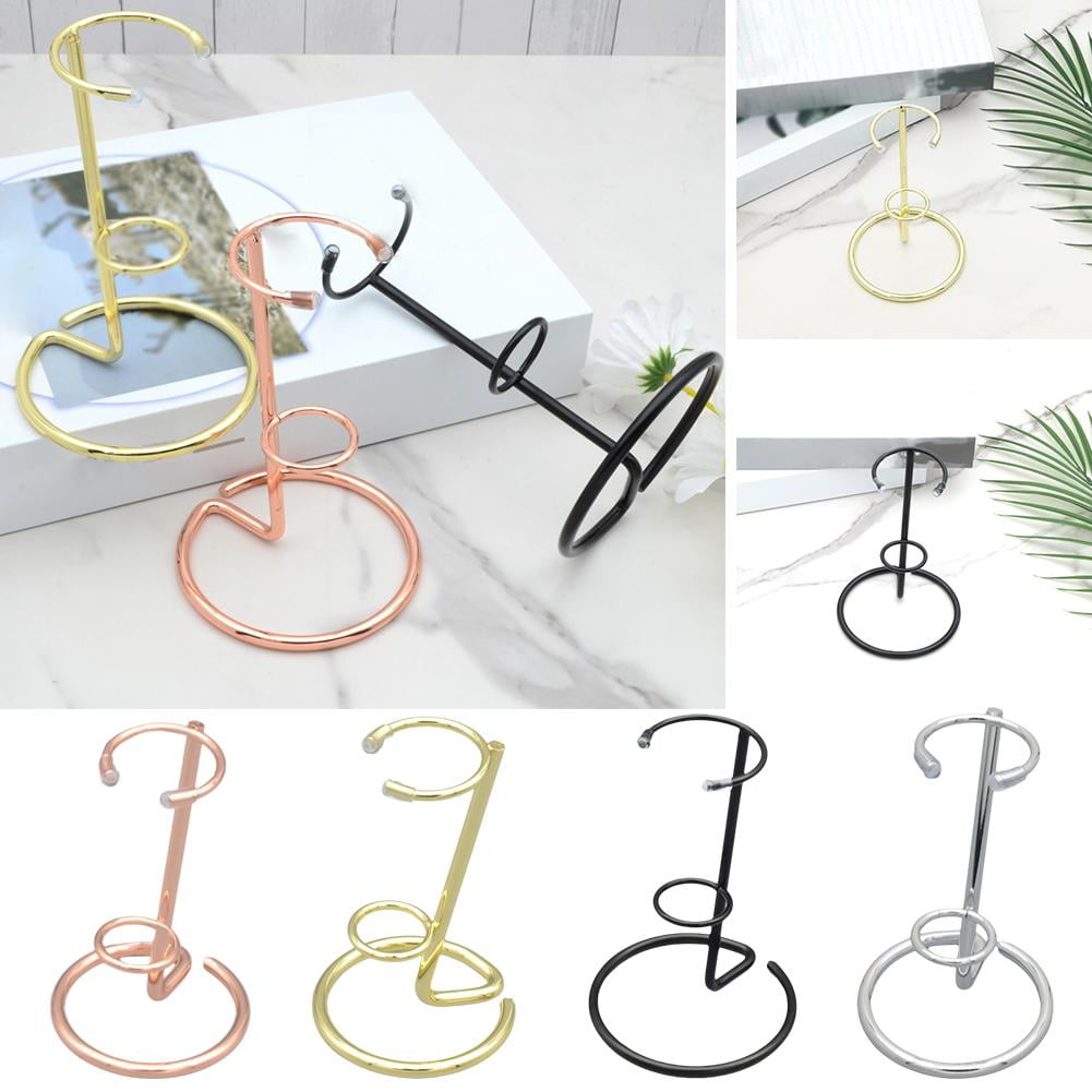 Blarkrus Small Crystal Wand Display Stand Holder, Crystal Stands for Display Metal Small ...