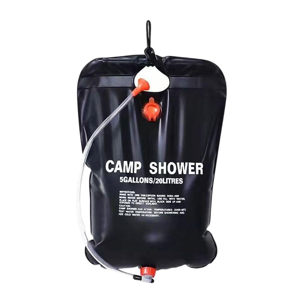 Blarkrus Solar Shower Bag 676.3 Fl Oz, Portable Outdoor Camping Shower ...