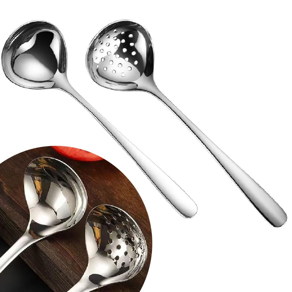 Blarkrus Stainl Stl Table Spoon Soup Spoon Soup Strainer Large Soup ...