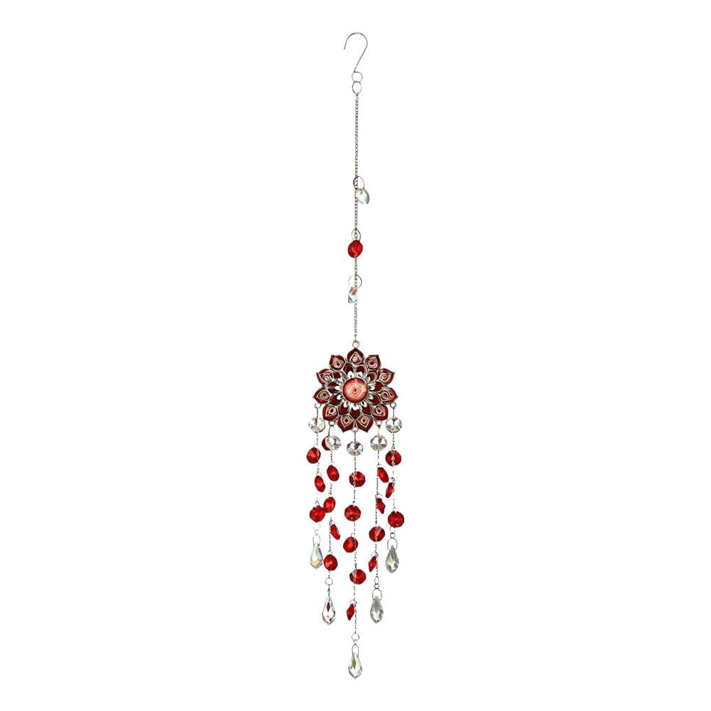 Blarkrus Suncatcher Crystal Mandala Tree, Light-Catching Garden Decor ...