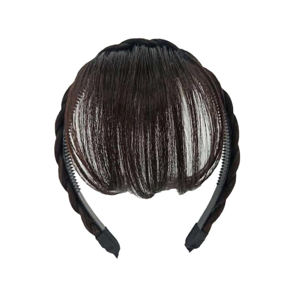 Blarkrus TPALPKT Front Hair Bangs Wig Headband Hair Extensions Bangs ...