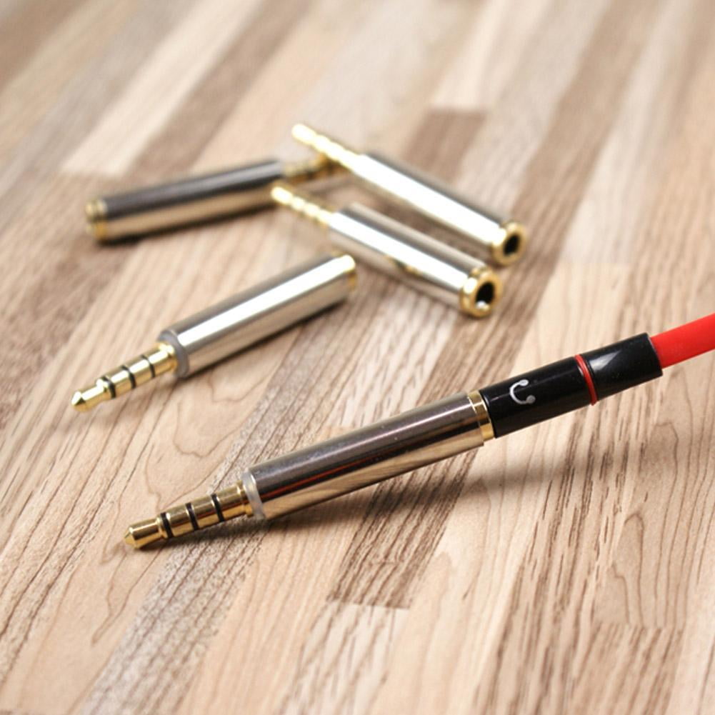 Blarkrus Thin Head, 3.5mm Female To 2.5mm Male Metal Mobile Phone ...