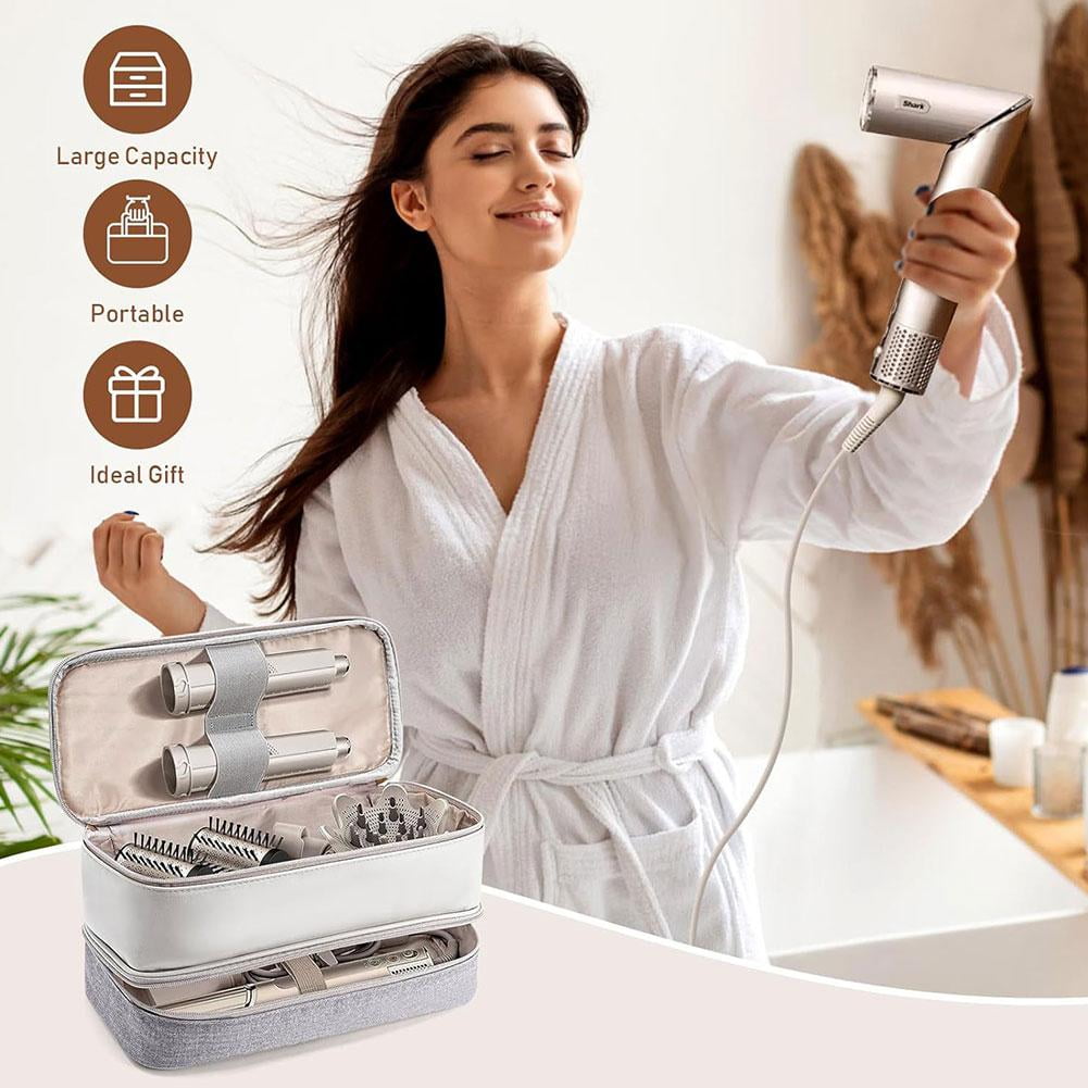 Blarkrus Travel Carrying Case for Shark Flex Style,Double-Layer Hair ...