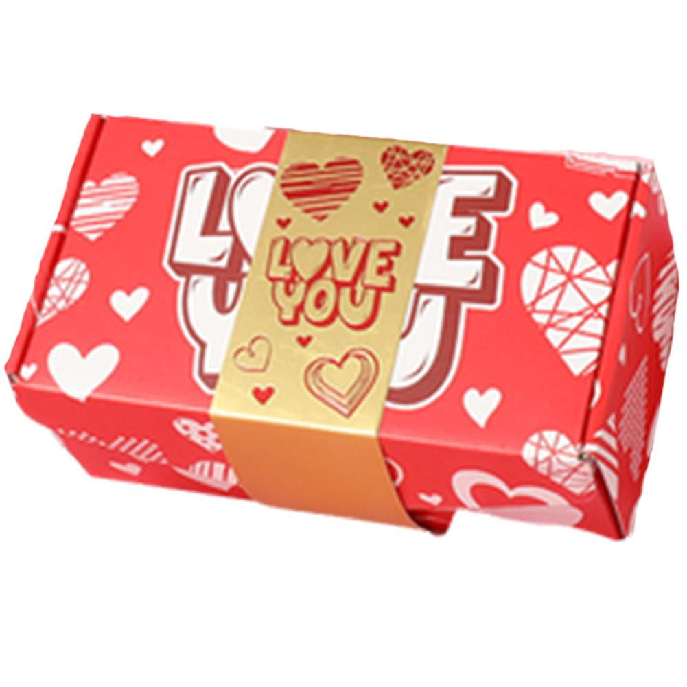 Blarkrus Valentine's Day Red Envelope Box Anniversary Birthday Gift Red ...