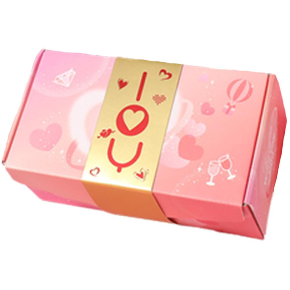 Blarkrus Valentine's Day Red Envelope Box Anniversary Birthday Gift Red ...