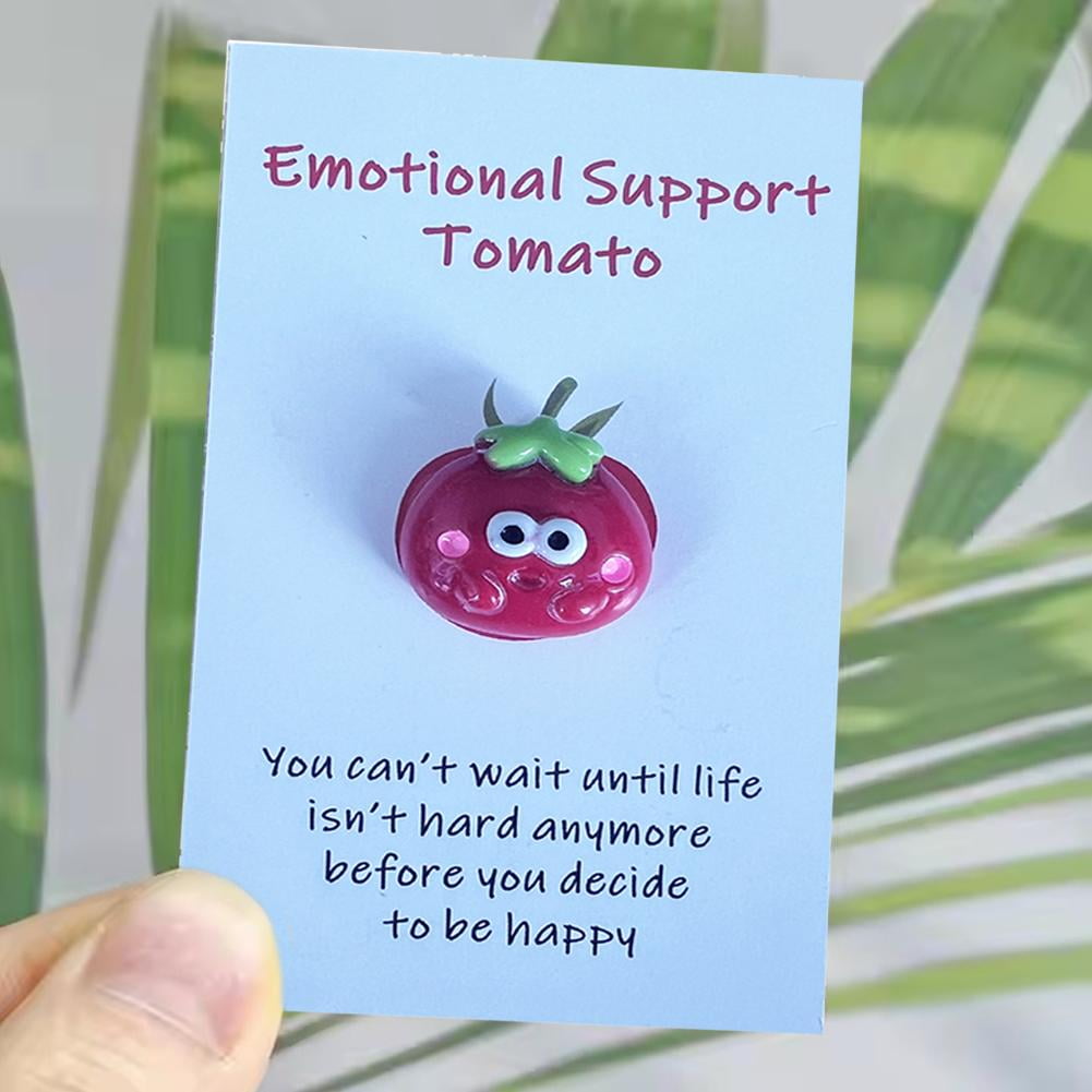 Blarkrus Vegetable Poet Hug Card,Mini Vegetable Gifts Positive Cute ...