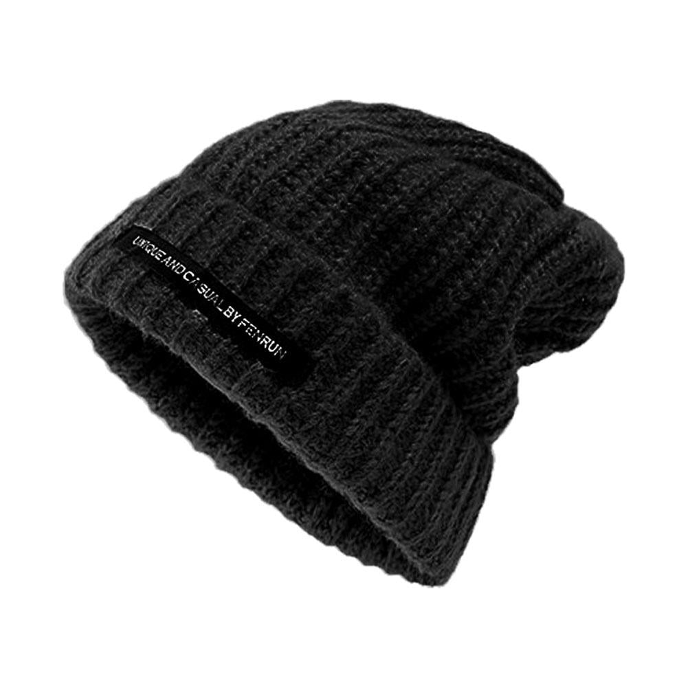 Blarkrus Warm Slouch Beanie Hat Textured Knit Cosy Thermal Linin ...