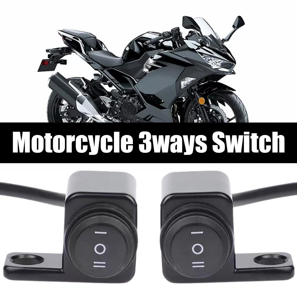 Blarkrus Waterproof 3-Speed Motorcycle Light Switch, Electric Door Lock ...