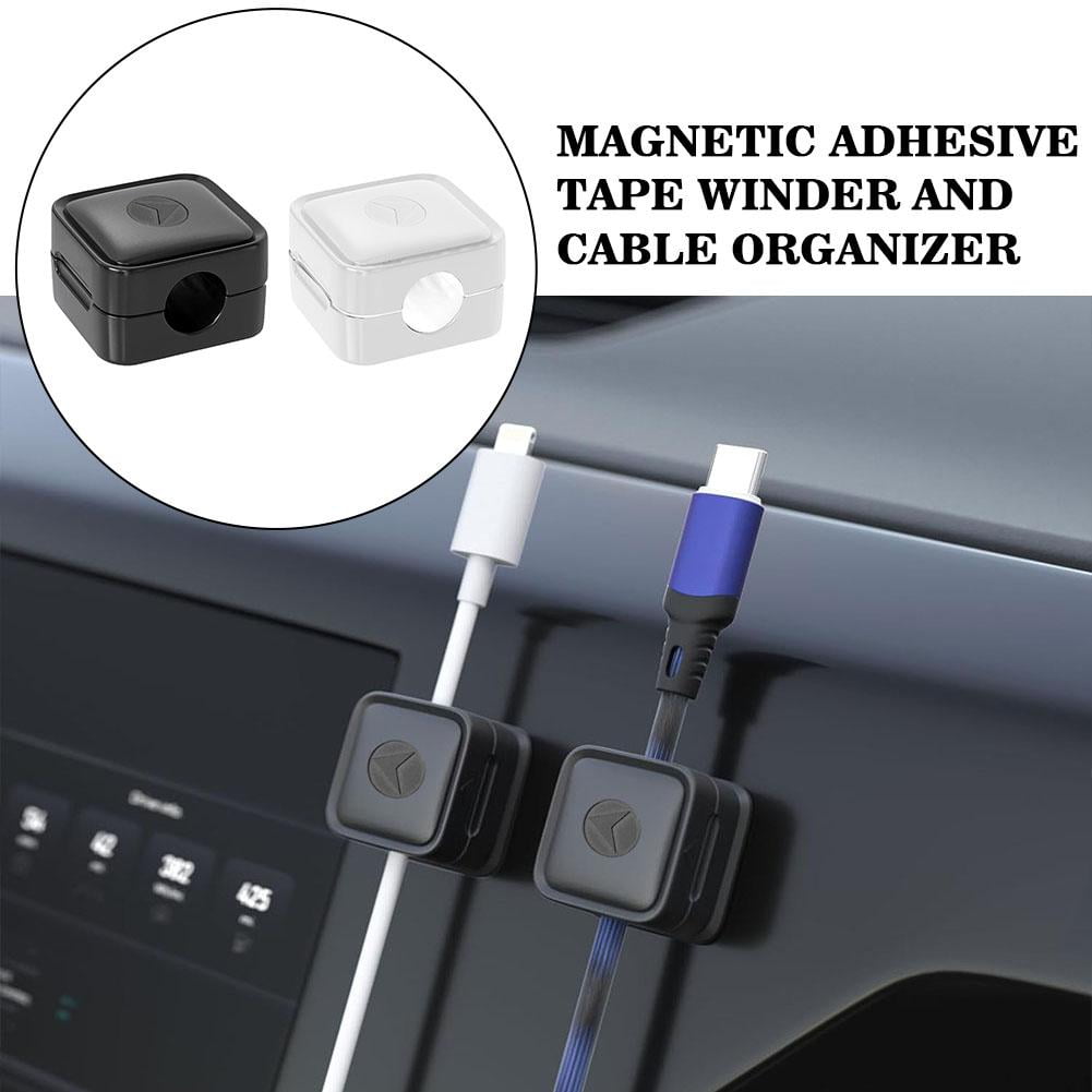 Blarkrus White 6pcs1pcs/6pcs Magnetic Adhesive Cable Winder Cable ...