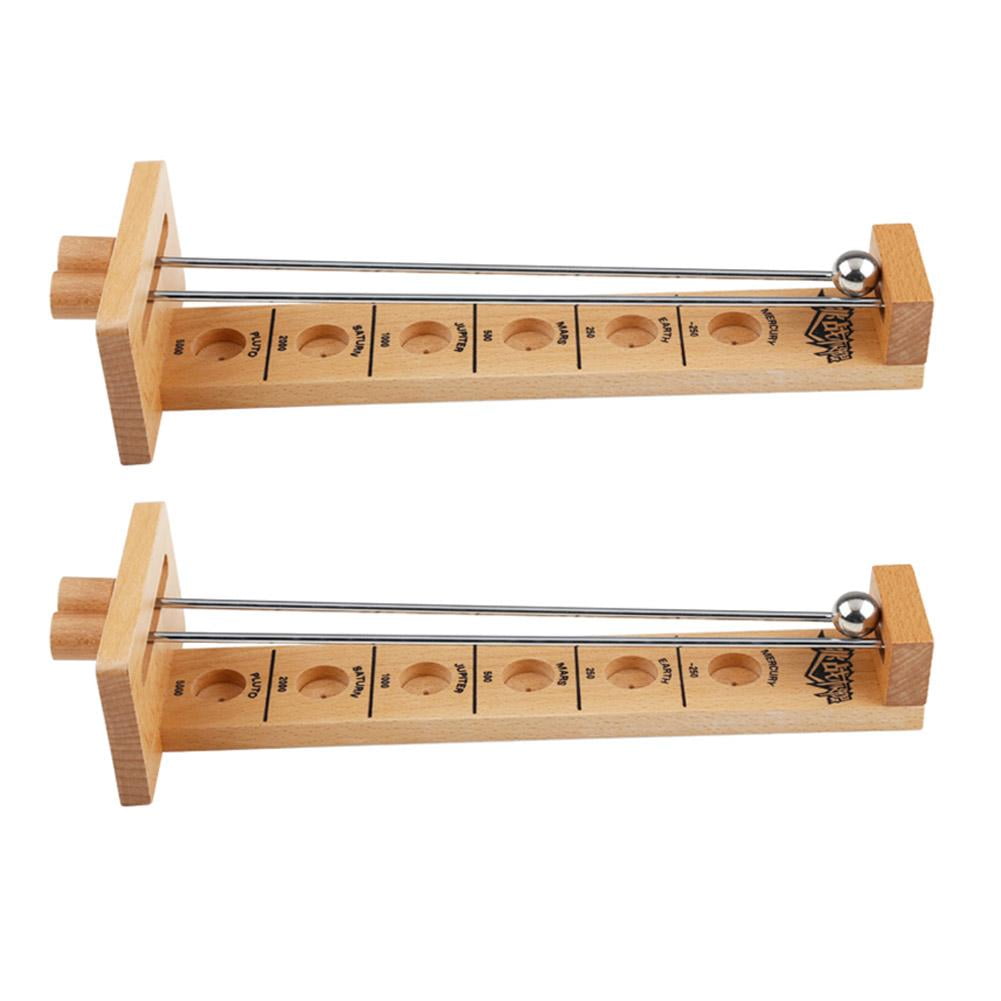 Blarkrus XIAOBAN Balancing Ball Game,Shoot The Moon Wooden Hockey Toy ...