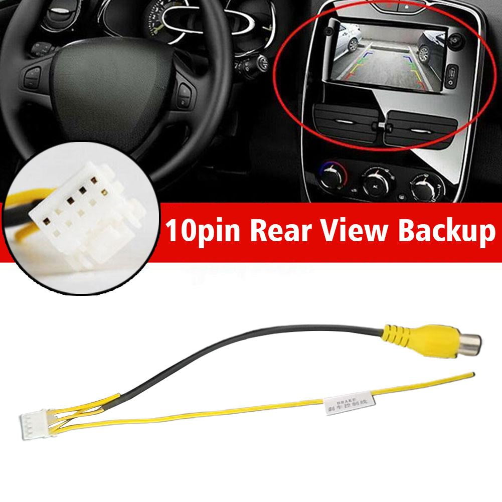 Blarkrus Yellow 10 Inch Rear View Backup Camera Cable Adapter Rca For ...