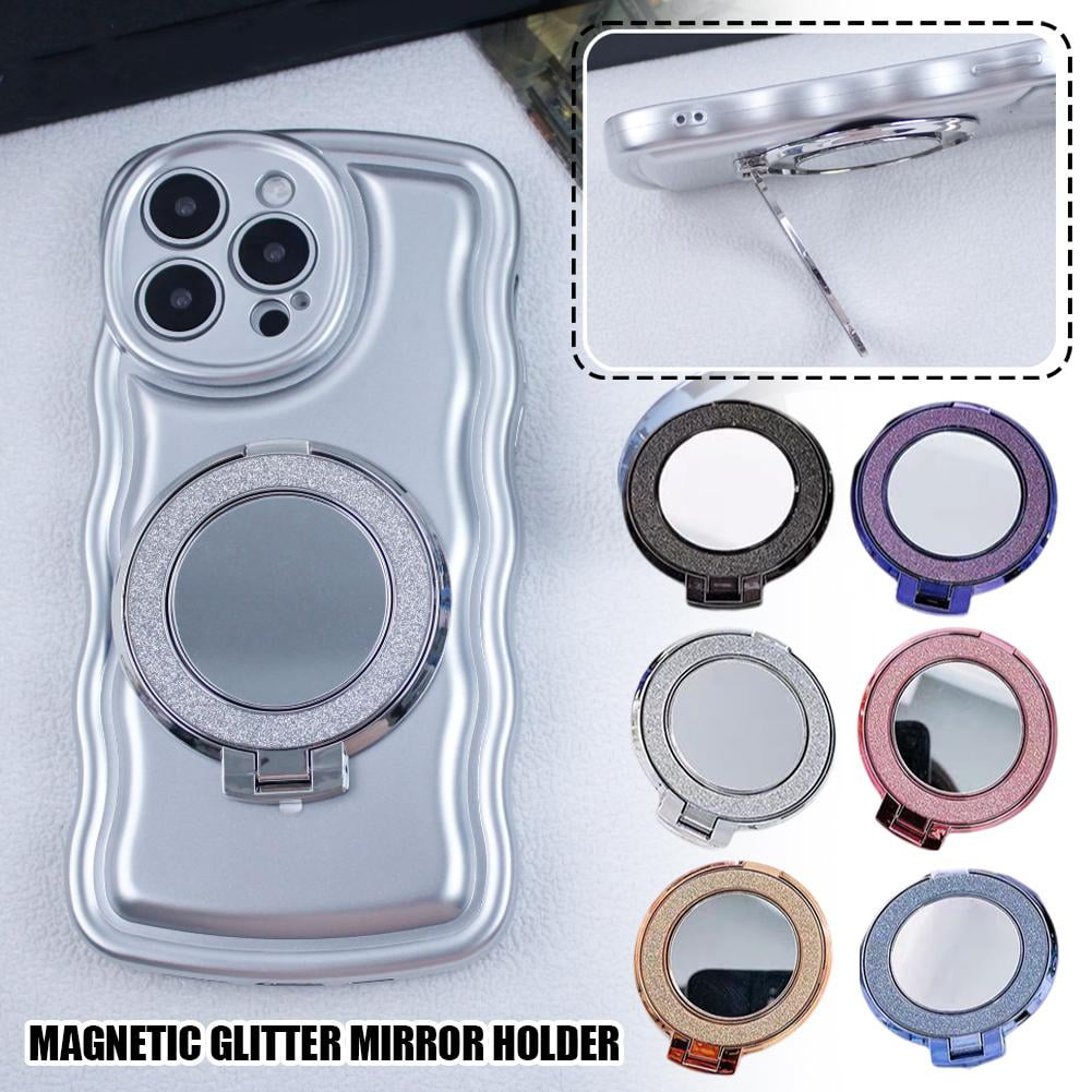 Blarkrus Yuanfenglan Magnetic Glitter Mirror Holder With Adhesive Ring ...
