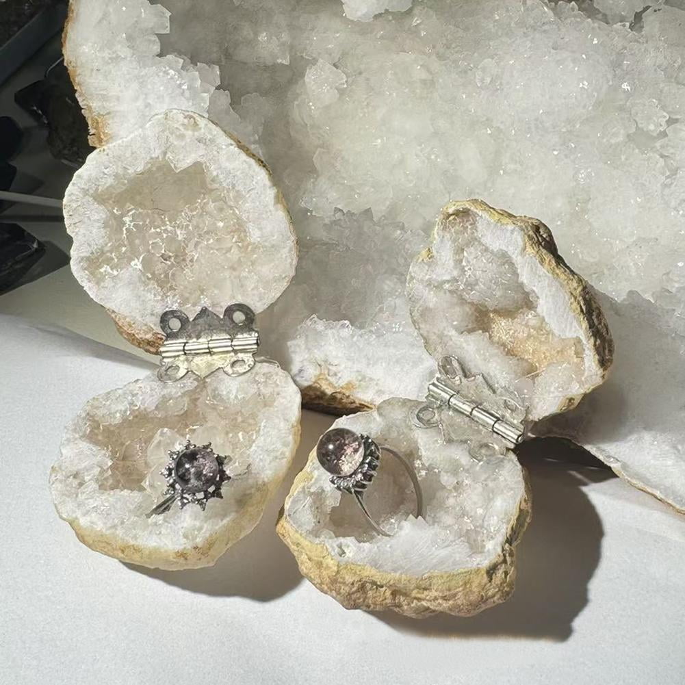 Blarkrus ique Druzy Agate Geode Hand Made Jewelry Box Casket Box ...