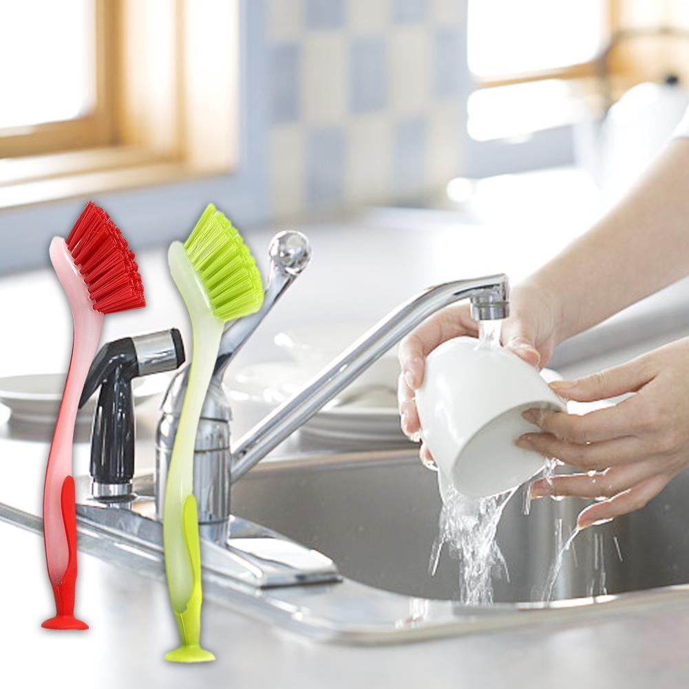 Blarkrus ltifctional Pot Cleaning Brush Vertical Dishwashing Brush ...