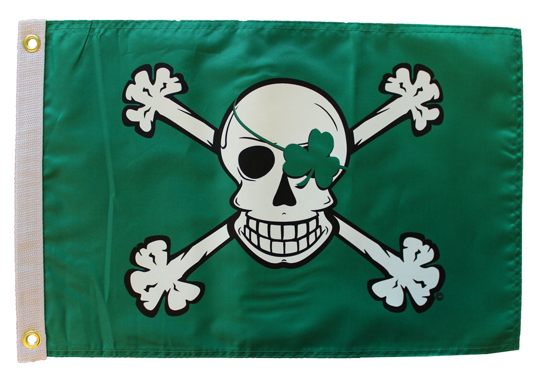 Blarney Bones - 12"X18" Pirate Flag - Walmart.com