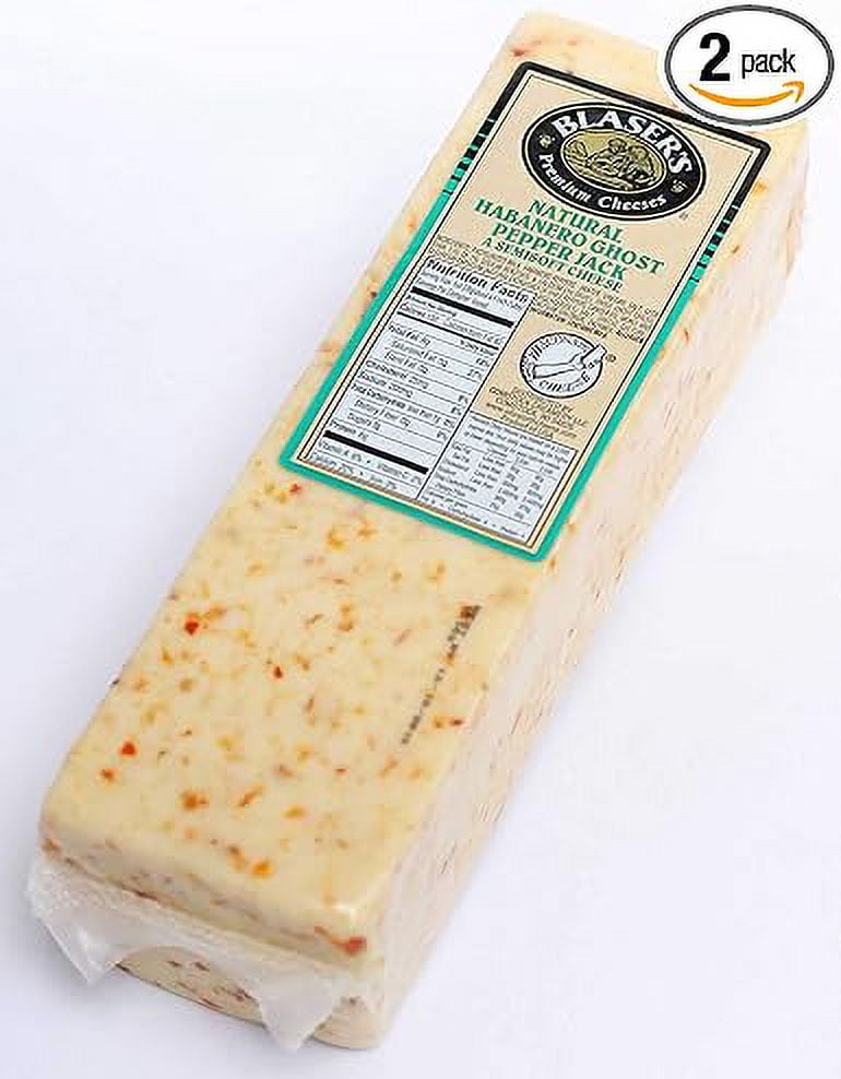 Blaser's Habanero Ghost Pepper Monterey Jack Cheese Loaf, 5 pound -- 2 ...
