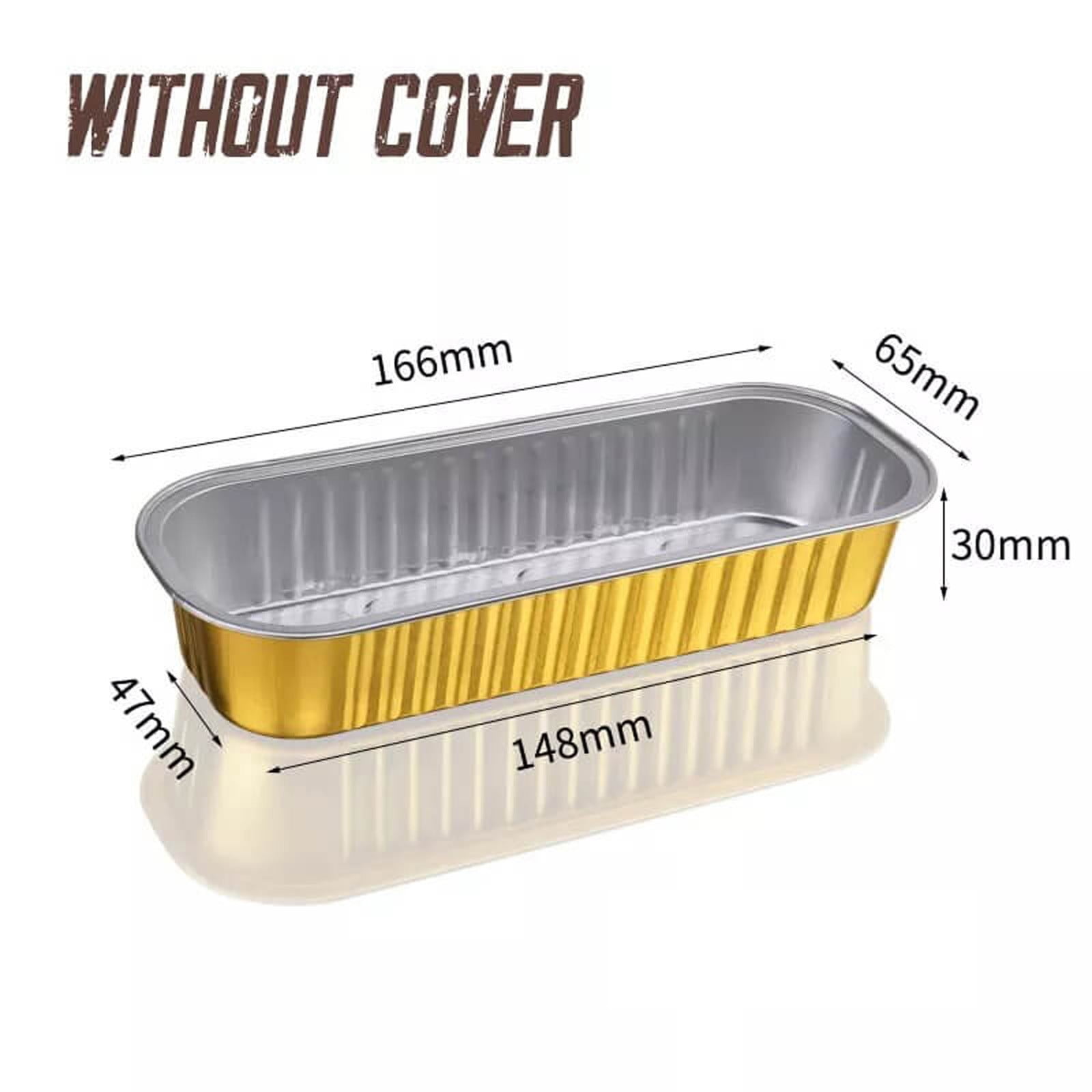 Blasgw 10/30/50pcs Disposable Packing Box Aluminum Foil Round Lunch Box ...