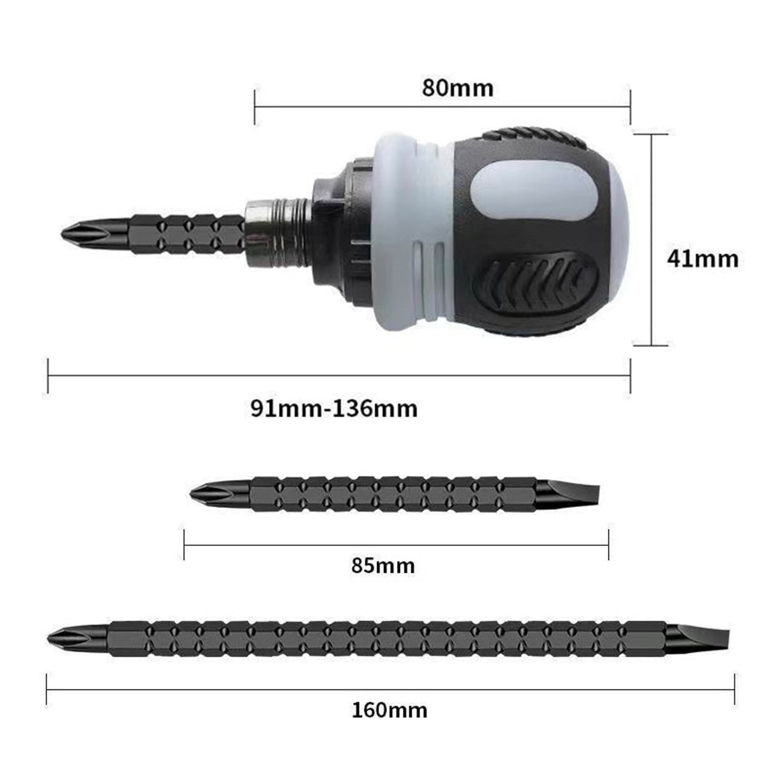 Blasgw 13-in-1 Multifunctional Shaped Ratchet Retractable Purpose ...