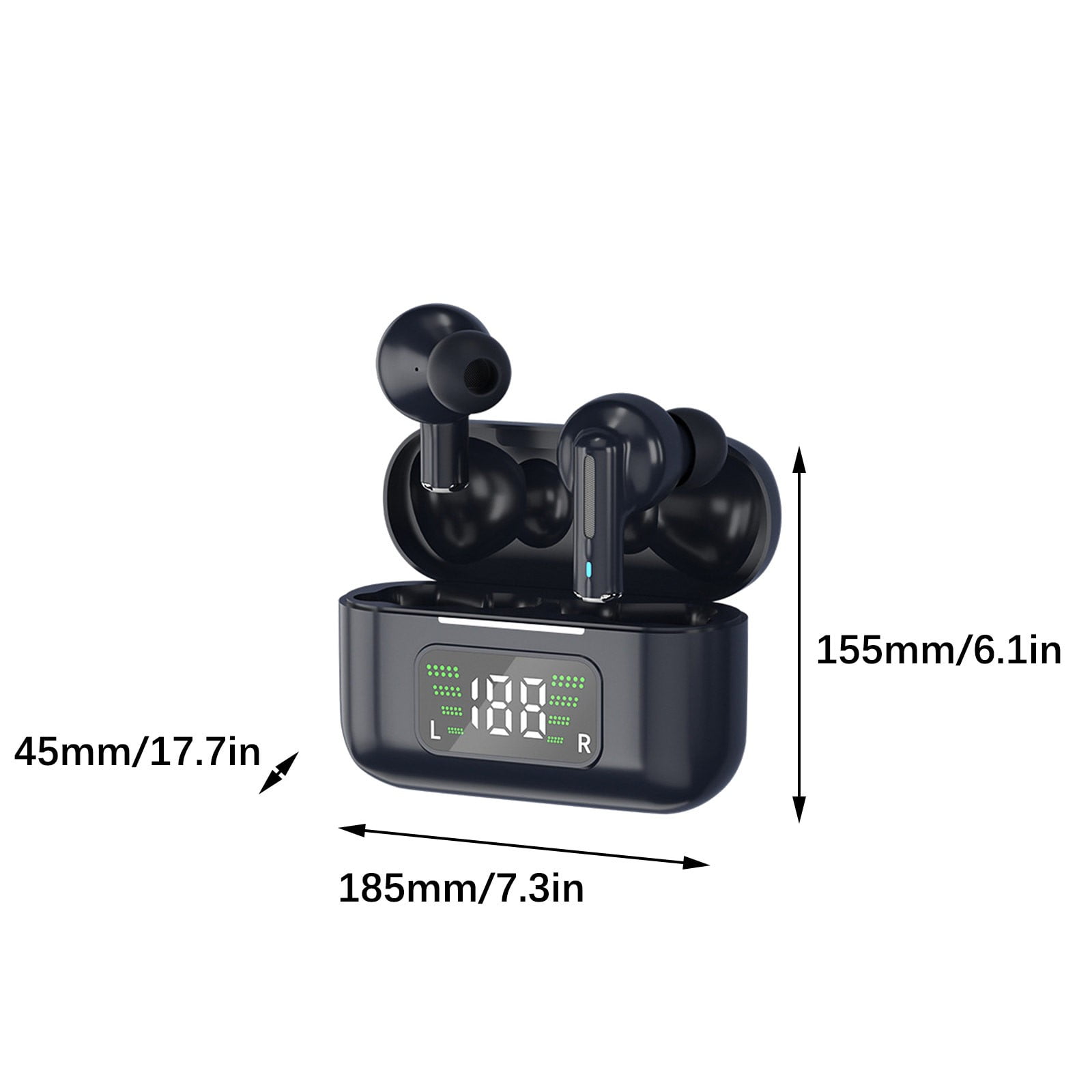 Blasgw 2024 Upgraded Bluetooth Earbuds with Digital Display - True ...