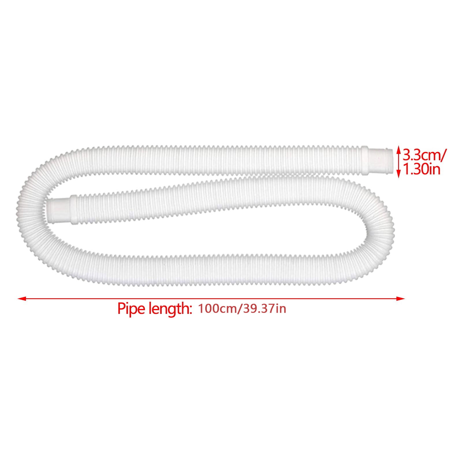 Blasgw 4-Piece 1.25" Diameter Pool Hose Set - 59" Long Heavy-Duty Pool ...