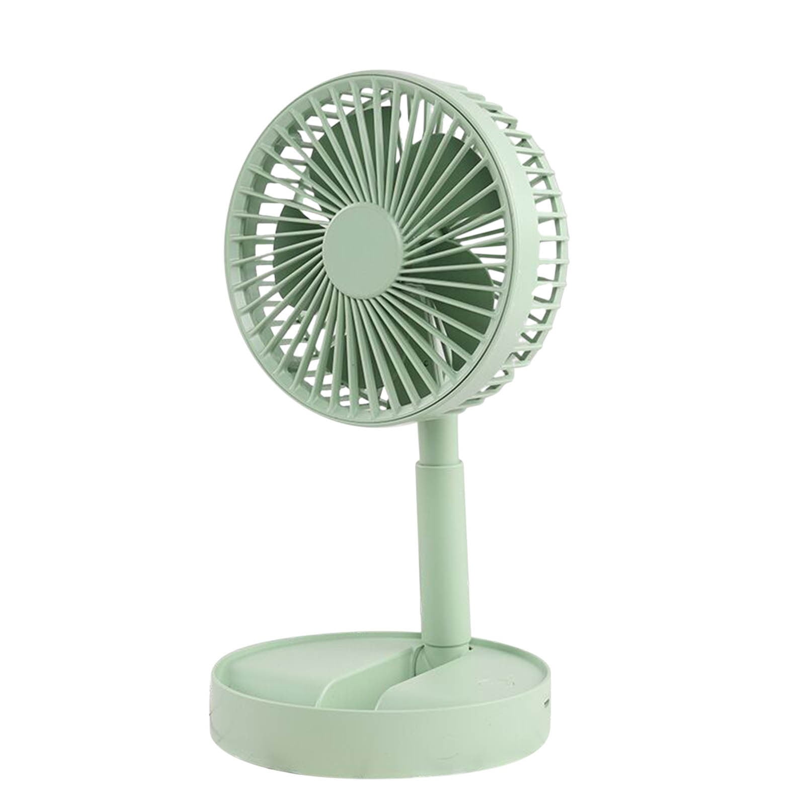 Blasgw Battery Operated Portable Foldable Standing Fan Rechargeable USB ...
