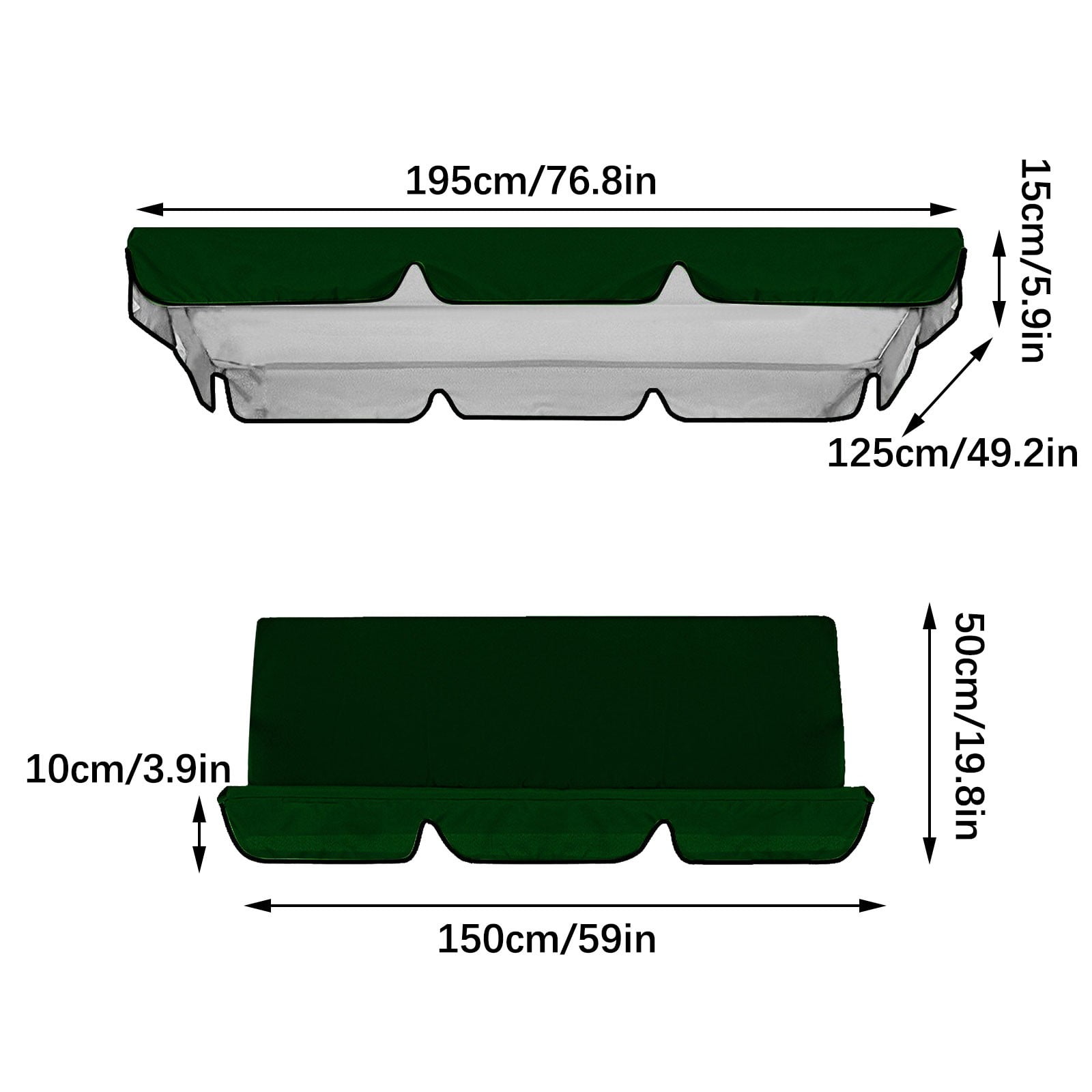 Blasgw Cover Canopy Cover And Garden Chair Outdoor Sunscreen D ...