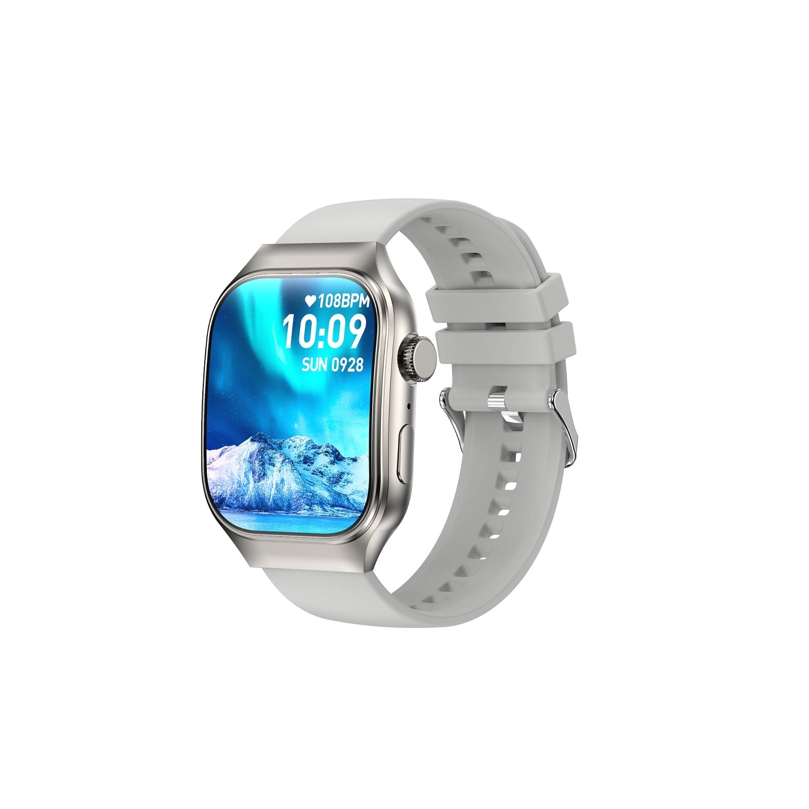 Blasgw Curved Screen Smartwatch with 2.01-inch AMOLED, Aluminum Alloy ...