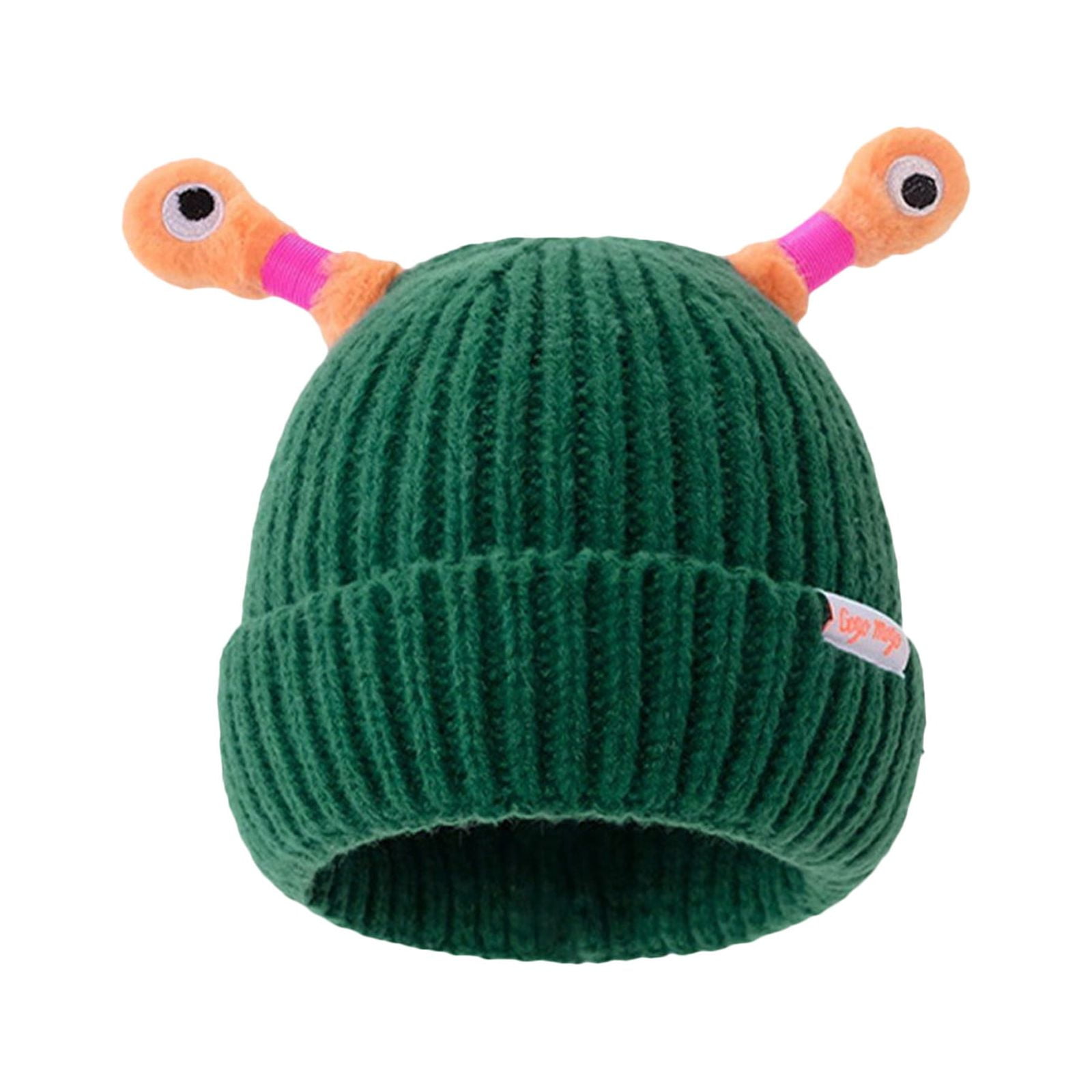 Blasgw Cute And Funny Knitted Wool Hat, Eyes And Antennas Fresh And ...