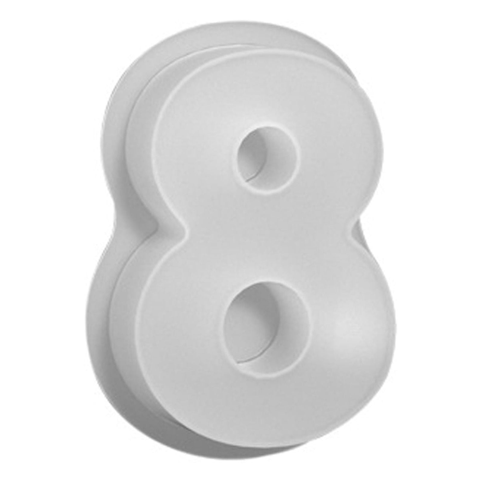 Blasgw DIY Numbers Candle Holder Silicone Mould Candle Holder Plaster ...