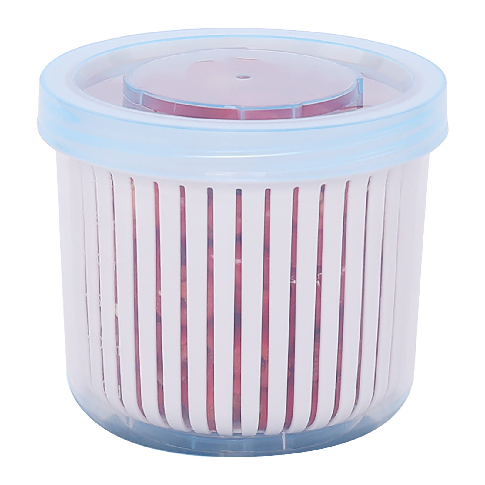 Blasgw Double Layer Vegetable Storage Container with Drainage - BPA ...