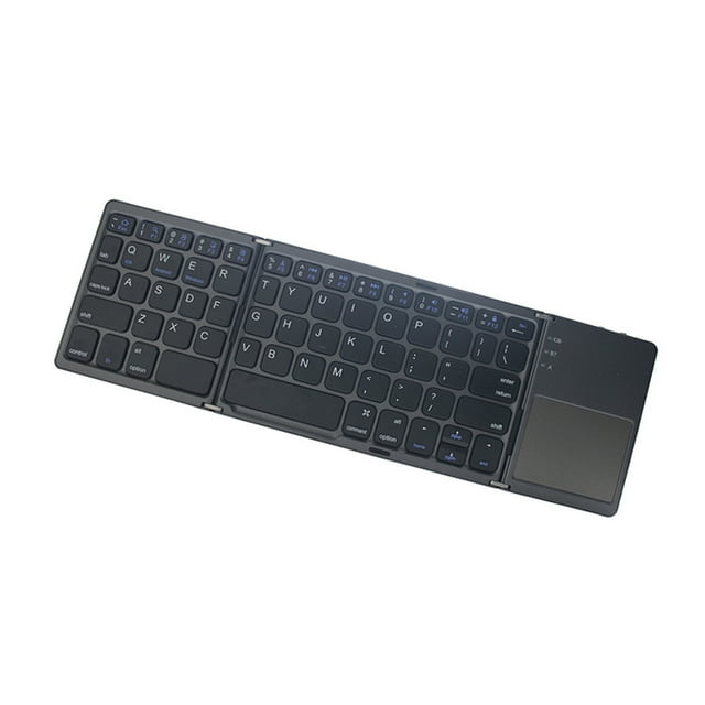 Blasgw Foldable Bluetooth Keyboard Portable BT Wireless Keyboard With ...
