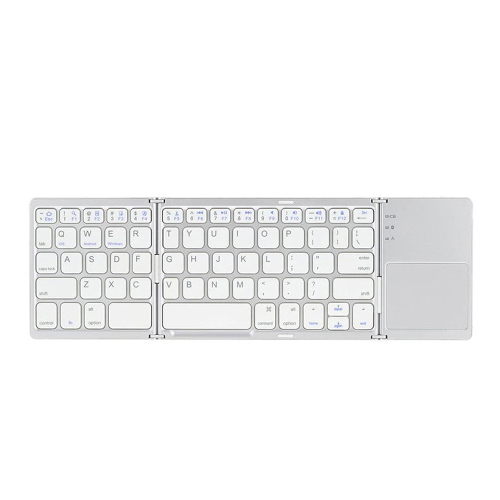Blasgw Foldable Bluetooth Keyboard Portable BT Wireless Keyboard With ...