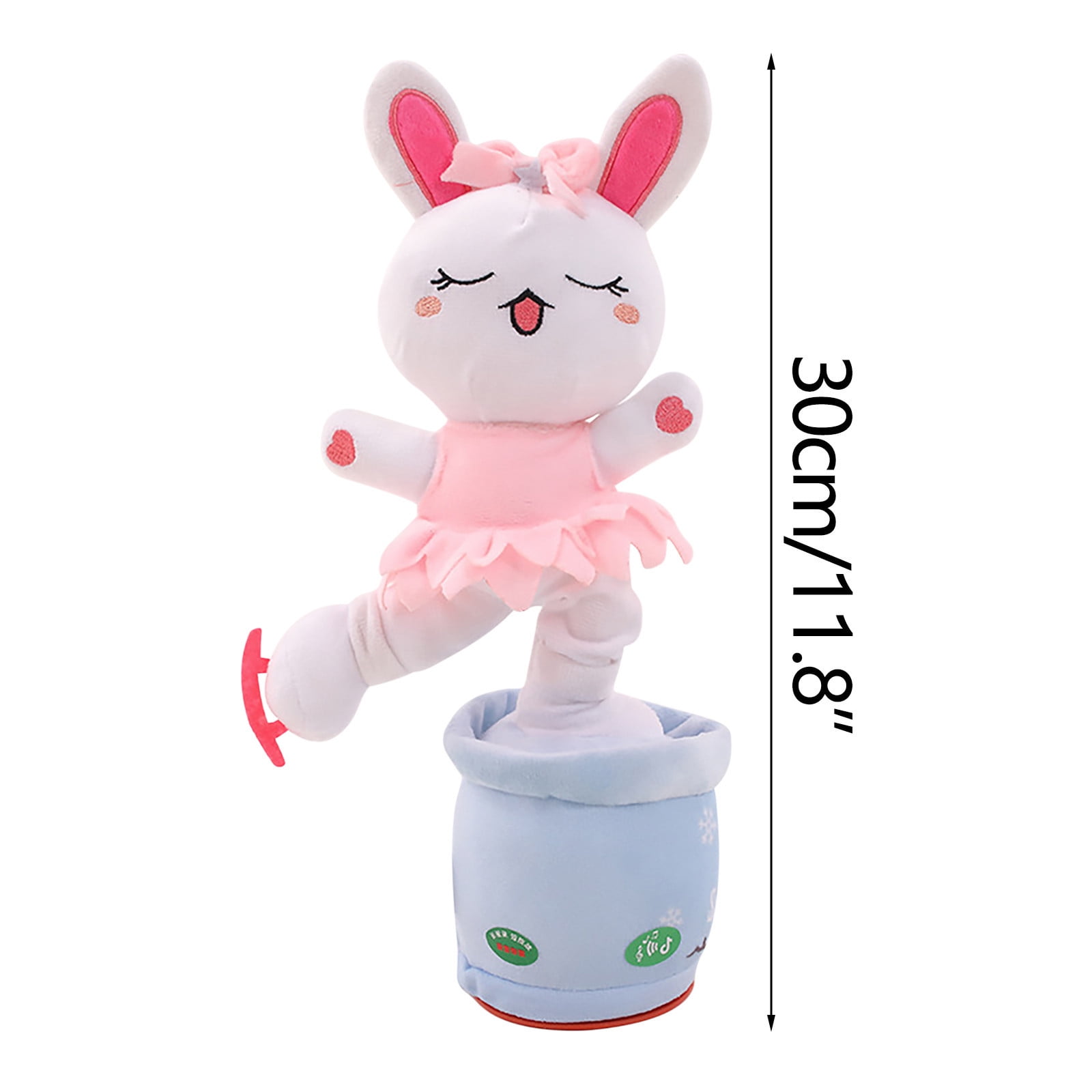 Blasgw Interactive Talking & Dancing Bunny Toy - Records Your Voice ...