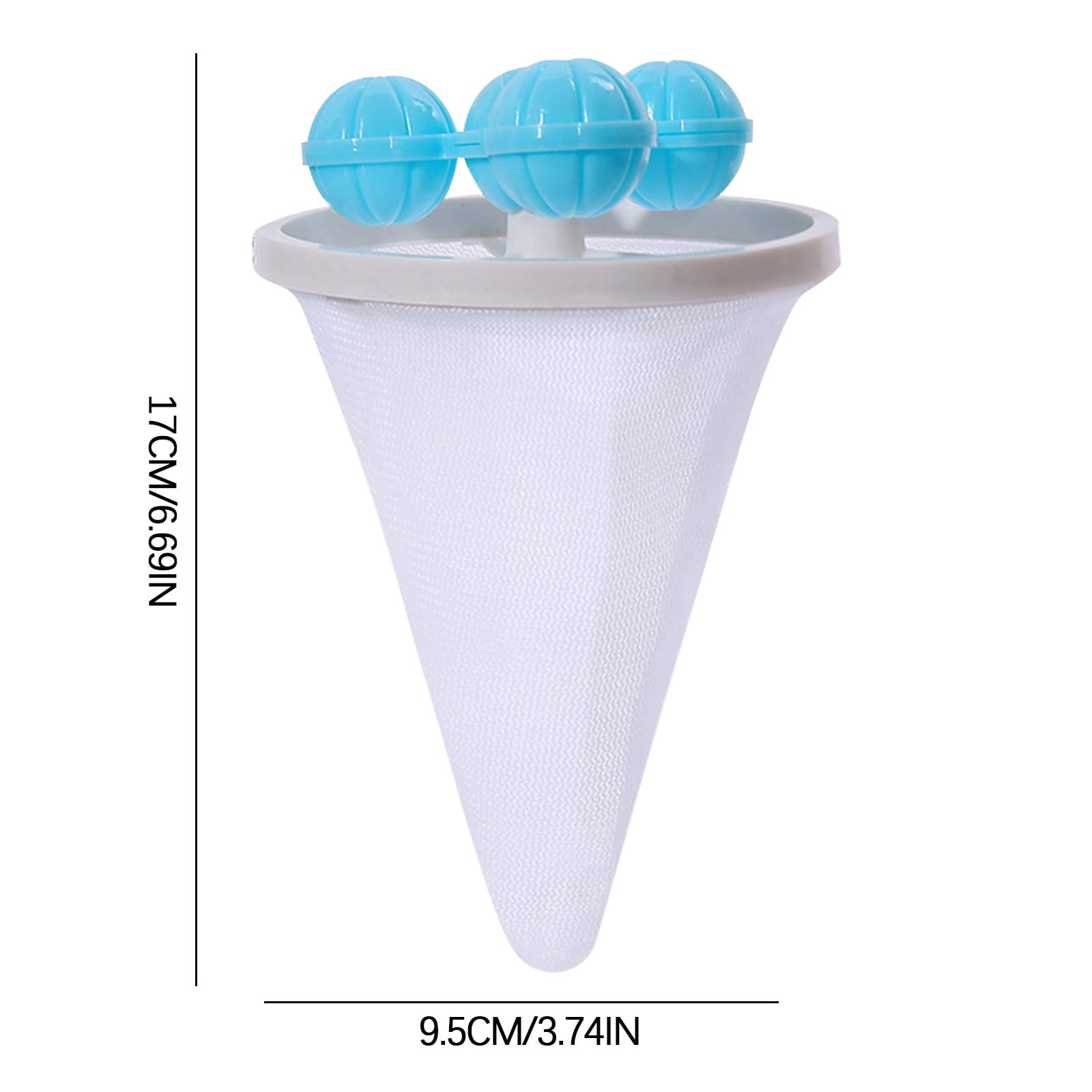 Blasgw Laundry Floating Lint Hair Catcher - Washing Machine Filter Bag ...
